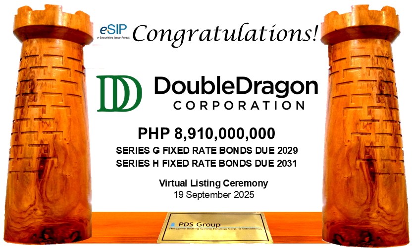 DoubleDragon Corporation Successfully Issues PHP 8.9 billion Fixed Rate Bonds | PDS Group